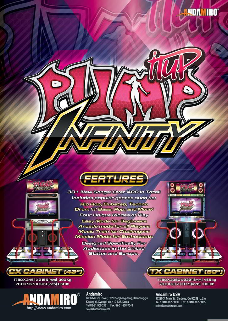 Pump It Up Infinity 2017 Arcade Dance Machines For Sale | Factory ...